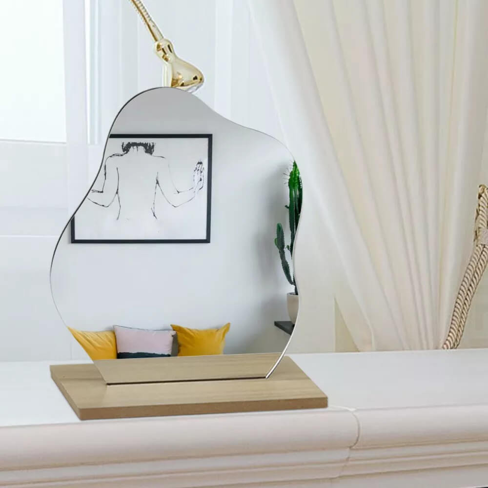 Irregular Nordic Wavy Mirror